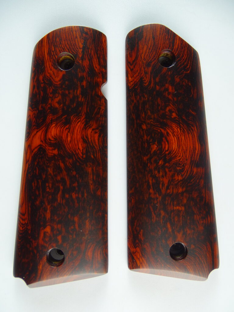 1911 AAA cocobolo *BURL* wood grips, smooth, – House of Grips