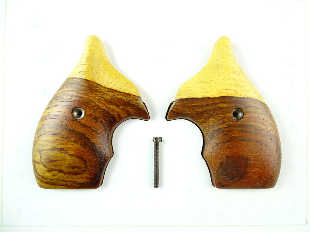 Smith and Wesson J-frame grips in cocobolo, smooth – House of Grips